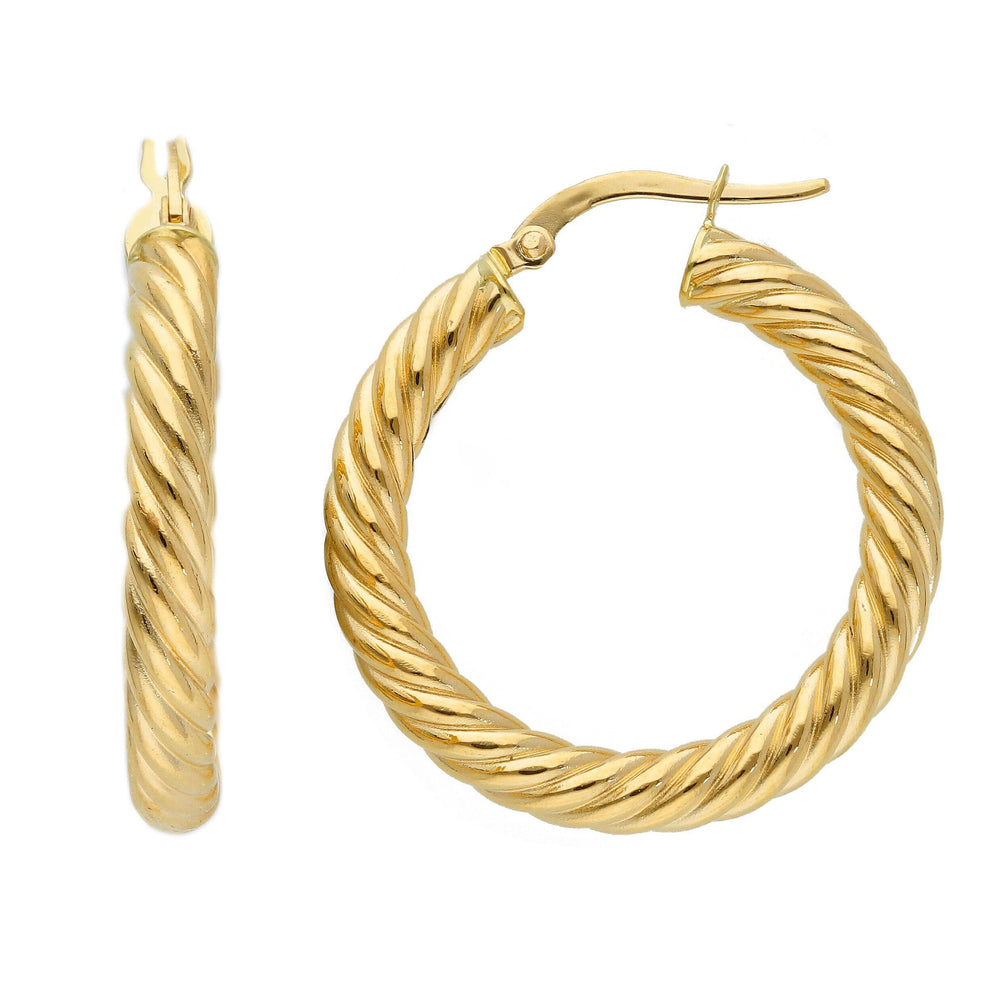 Braided Hoops – La Francia Joyería